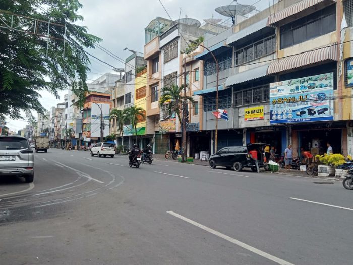 Aktivitas Toko di Jalan Asia–Pandu Medan Berjalan Normal