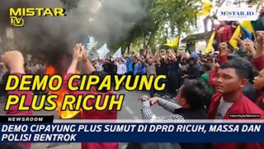 Newsroom: Demo Cipayung Plus Sumut di DPRD Ricuh, Massa dan Polisi Bentrok