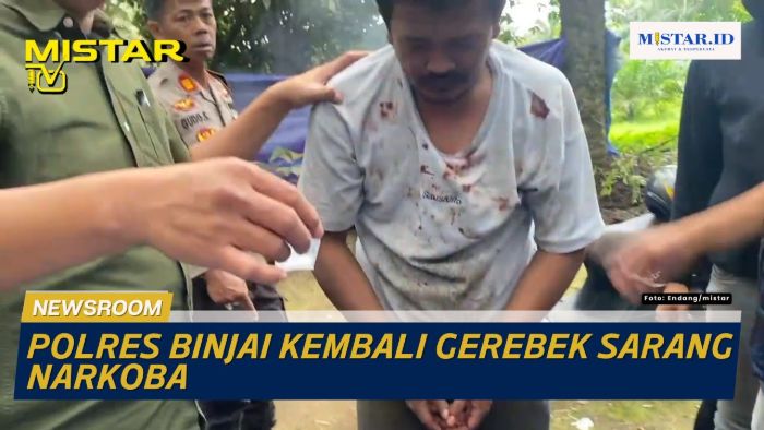 Newsroom: Polres Binjai Kembali Gerebek Barak Narkoba