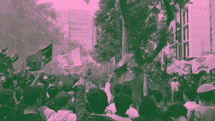 Tren Foto Profil Merah Muda-Hijau Sebagai Simbol Perlawanan Rakyat