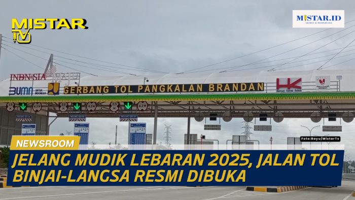 Newsroom: Jelang Mudik Lebaran 2025, Jalan Tol Binjai-Langsa Resmi Dibuka