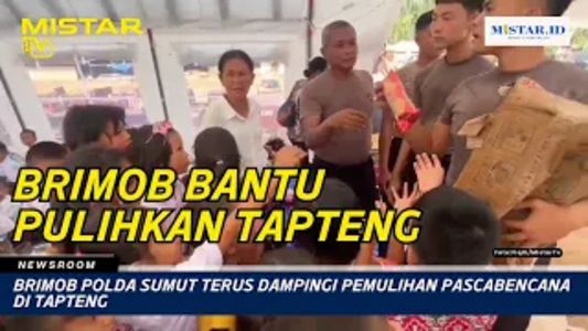 Newsroom: Brimob Polda Sumut Terus Dampingi Pemulihan Pascabencana di ...