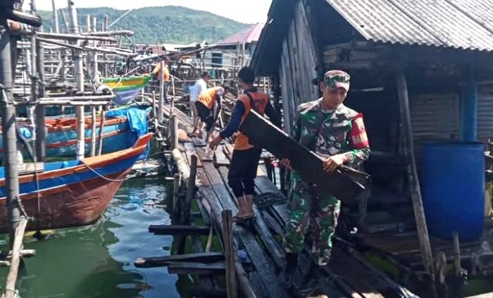 Rumah Nelayan di Sibolga Rusak Dihantam Ombak Besar dan Angin Kencang