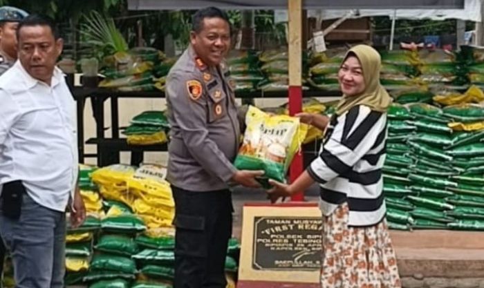 Dua Ton Beras Ludes dalam Hitungan Jam Pada GPM Polsek Sipispis