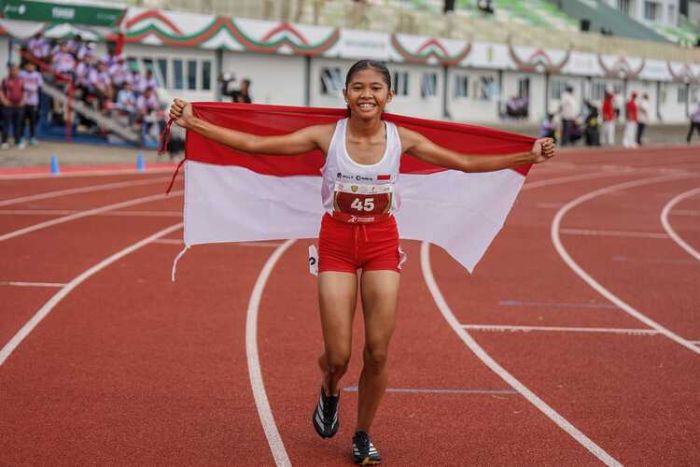 Atlet Sumut Kesia Sihotang Raih Emas di Kejuaraan Atletik ASEAN U-18