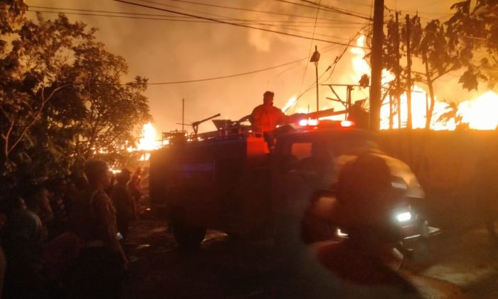 Penyebab Kebakaran Gudang Pengolahan Kayu di Tebing Tinggi Masih Diselidiki