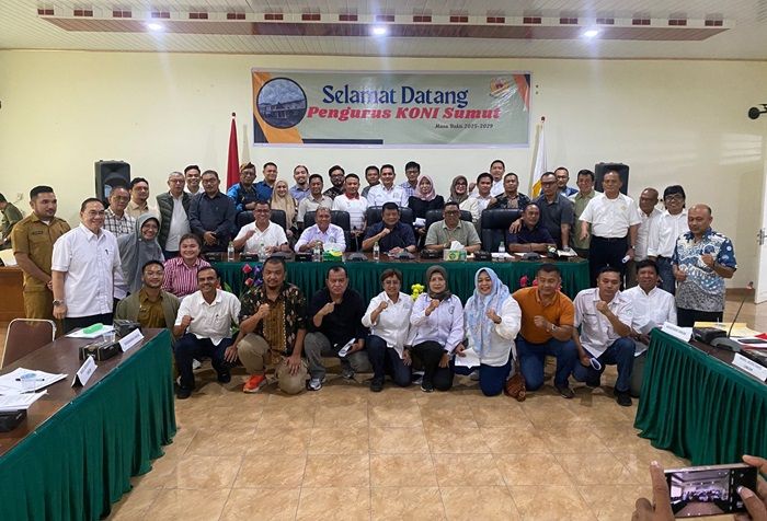 Tandatangani Pakta Integritas, Ini Susunan Pengurus KONI Sumut 2025-2029