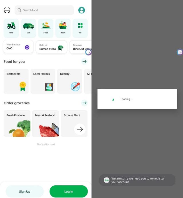 Aplikasi Sempat Error, Begini Penjelasan Grab