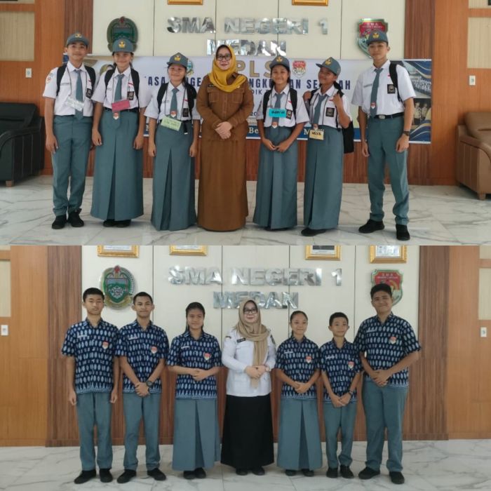 SMAN 1 Medan Jadi Rumah Belajar 12 Siswa ADEM Asal Nias