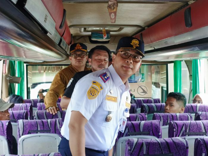 Dishub Sumut Gelar Inspeksi Keselamatan, Begini Tanda Bus Layak Beroperasi