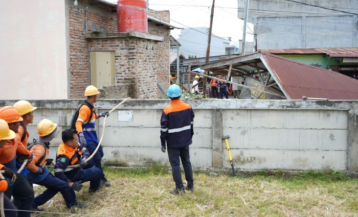 KAI Sumut Kembali Tertibkan Bangunan Liar di Atas Aset Negara