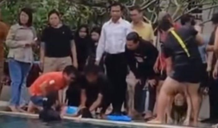 Dua Anak Kembar Tewas Tenggelam di Kolam Renang Club House Citra Land Bagya City