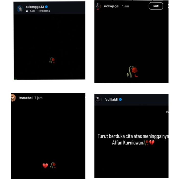 Ramai Selebritis Indonesia Unggah Emoticon Bunga Mawar Layu Buntut ...