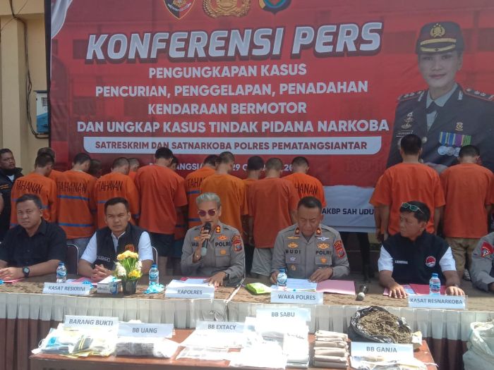 Polres Siantar Ungkap 103 Kasus Narkoba, 16 Tersangka Merupakan Residivis