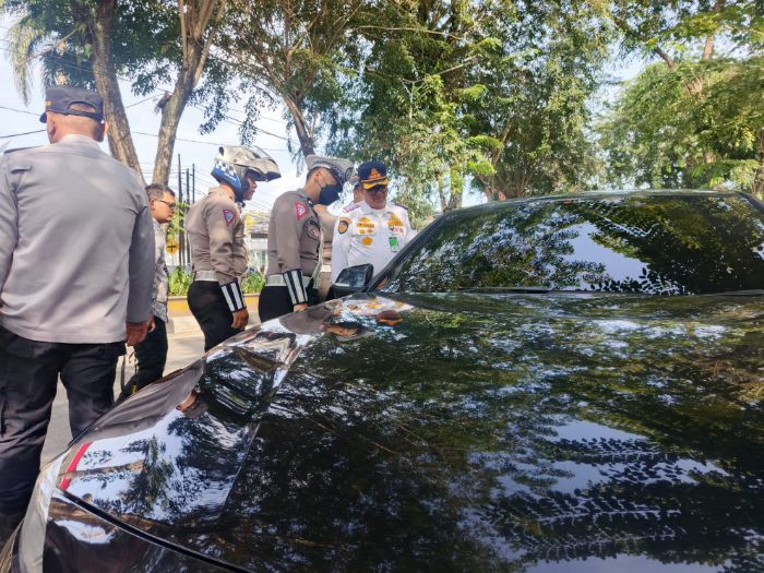 Hati-Hati Kendaraan Belum Bayar Pajak! Razia Gabungan di Jalan SM Raja Pagi Ini