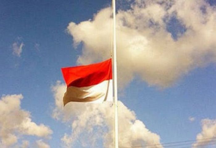 Pemerintah Imbau Pengibaran Bendera Setengah Tiang Hari Ini
