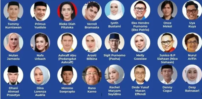 23 Artis Resmi Dilantik Jadi Anggota DPR RI, Berikut Namanya