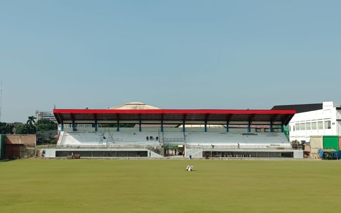 Akhir Agustus Proses Renovasi Stadion Mini Disporasu Bakal Rampung