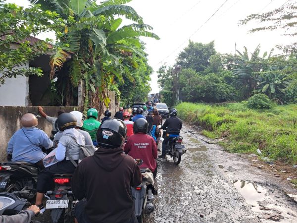 Banyak Titik Rawan Macet di Sunggal