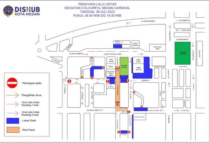 Beberapa Ruas Jalan Dialihkan, Masyarakat Diimbau Cari Jalan Alternatif