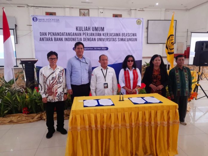 BI Gandeng Universitas Simalungun Beri Beasiswa ke Mahasiswa Berprestasi