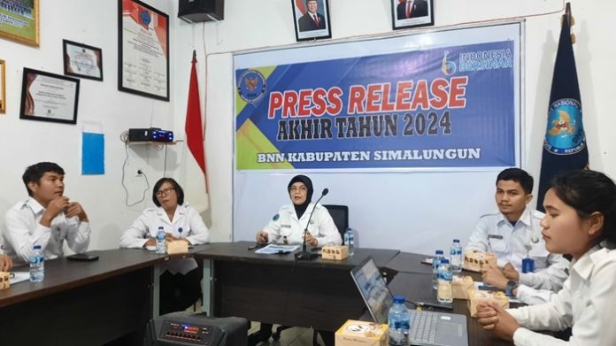 BNN Simalungun Paparkan Target, Capaian, dan Realisasi Anggaran 2024