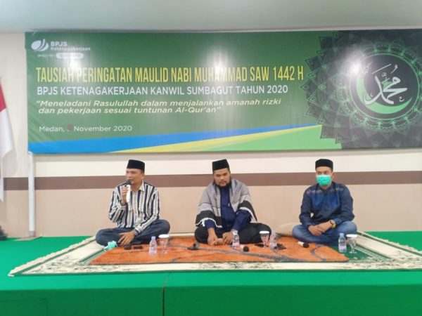 Bpjs Ketenagakerjaan Sumbagut Gelar Maulid Nabi Secara Virtual