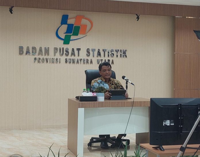 BPS: Pertumbuhan Ekonomi di Sumut Triwulan I 2023, Kontraksi 0,45 Persen