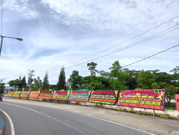 Bupati dan Wakil Bupati Simalungun Dilantik, Karangan Bunga Ucapan ...