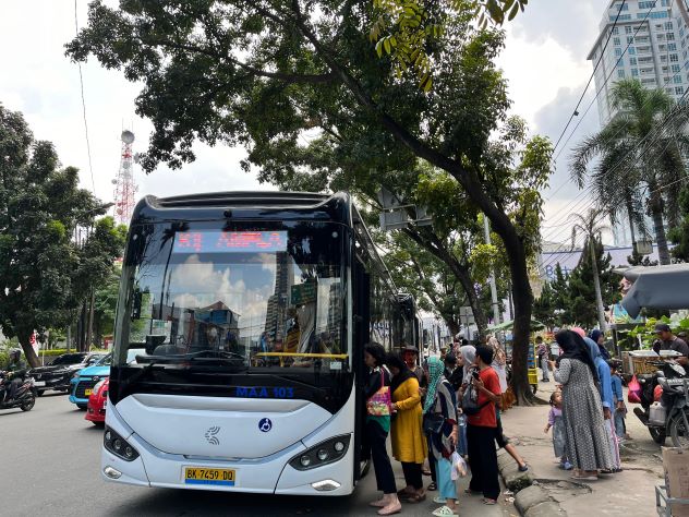 Bus Listrik Sudah Dikenakan Tarif, Begini Tanggapan Masyarakat Kota Medan