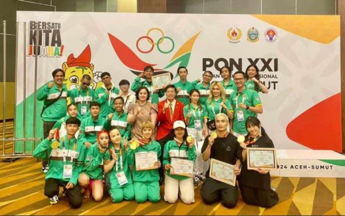 Dancesport Sumut Raih Juara Umum dan Lampaui Target Medali PON XXI 2024