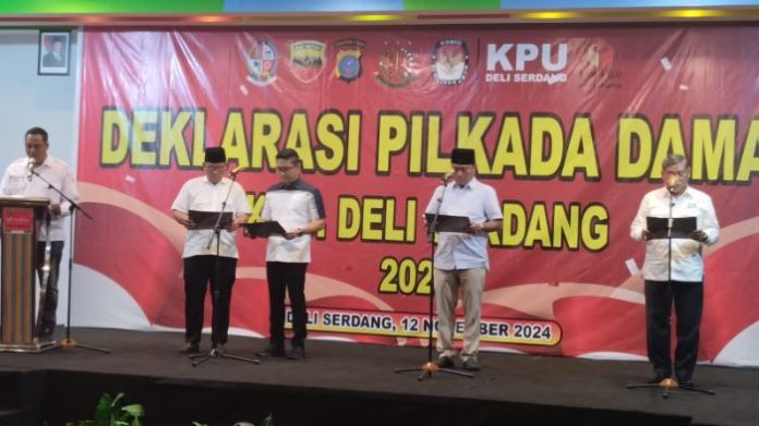 Deklarasi Pilkada Damai, Pj Bupati Deli Serdang: Mewujudkan Pilkada ...