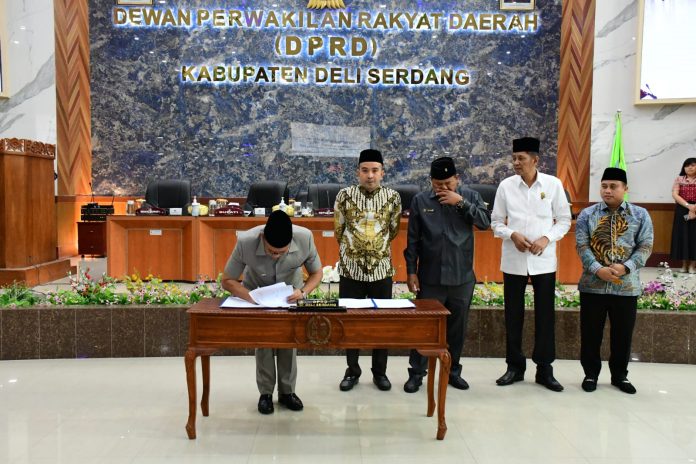 DPRD Sahkan P-APBD Deli Serdang TA 2022, Rp174 Miliar Tutupi Defisit Belanja