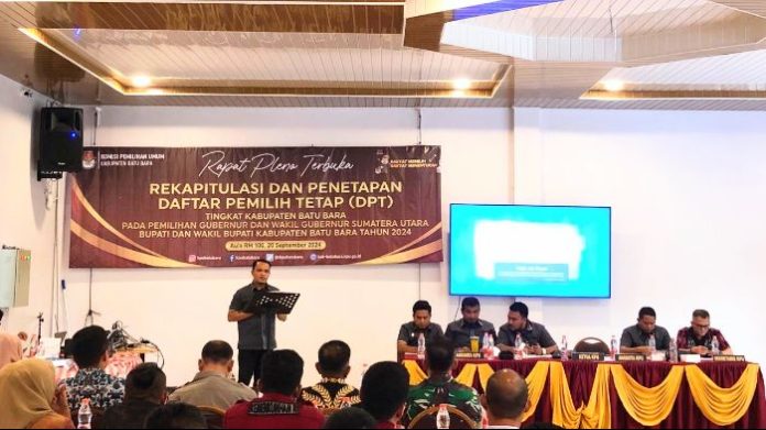 DPT Pilkada 2024 Batu Bara 323.081 Pemilih
