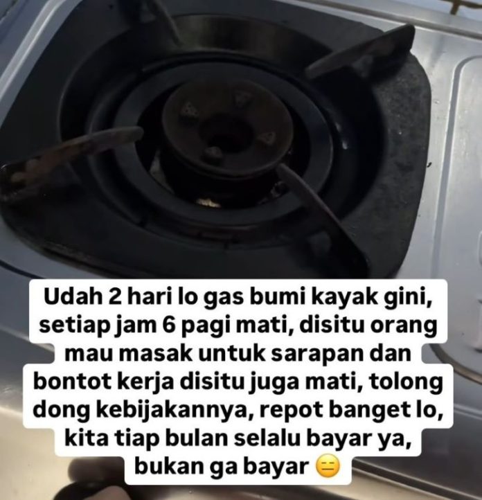 Dua Hari Gas Bumi Mati Saat Pagi, Warga Deli Serdang Mengeluh
