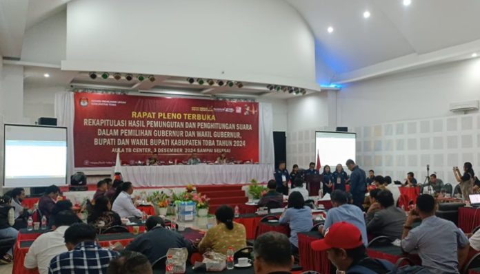 Effendi-Murphy Raih Suara Terbanyak, KPU Toba: Saksi Paslon Keberatan