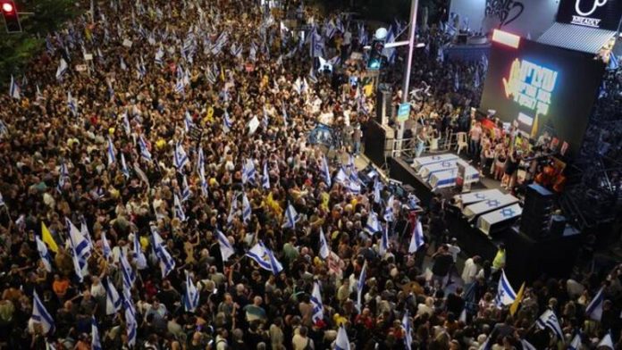 Enam Sandera Hamas Tewas Picu Demo 700 Ribu Warga Israel Enam Sandera Hamas Tewas Picu Demo 700 Ribu Warga Israel