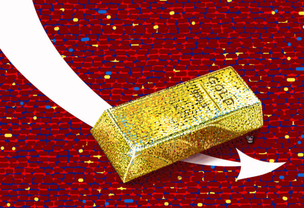 Harga Emas Stagnan Rp1,02 Juta per Gram