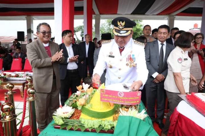 HUT Kabupaten Taput ke-77, Ini Target Prioritas Bupati Nikson