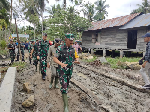 Inspektorat Jenderal TNI AD Monitor Pelaksanaan TMMD di Asahan