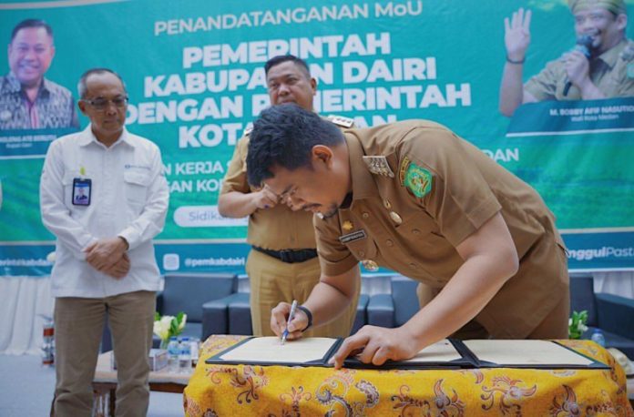 Kendalikan Inflasi, Pemko Medan Jalin KAD dengan Pemkab Dairi