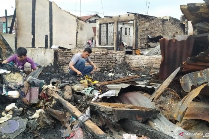 Kondisi Terkini Serelah Kebakaran Jalan Sentosa Lama Medan