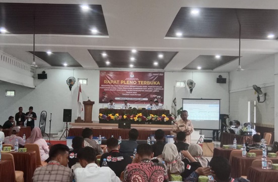 KPU Palas Gelar Rapat Pleno Terbuka Rekapitulasi Perhitungan Perolehan Suara