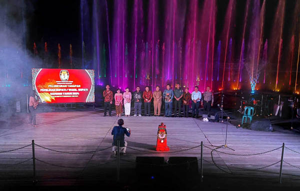 KPU Samosir Resmi Luncurkan Tahapan Pemilihan Bupati/Wakil Bupati 2024