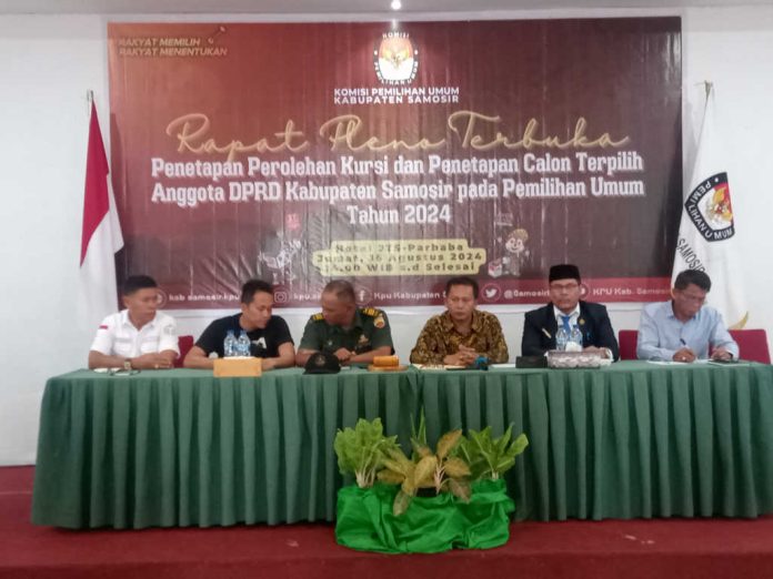 KPU Tetapkan 25 Anggota DPRD Samosir Terpilih Periode 2024-2029 KPU Tetapkan 25 Anggota DPRD Samosir Terpilih Periode 2024-2029