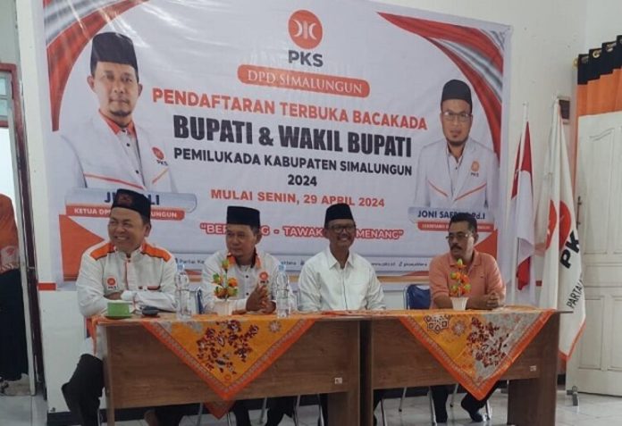 Maju Pilkada Simalungun 2024, Wabup Petahana Mendaftar Ke PKS