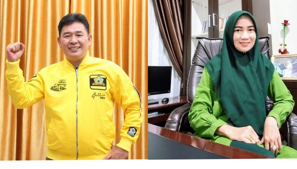 Mangatas Silalahi Pinang Ade Sandrawati Purba Maju di Pilkada Siantar