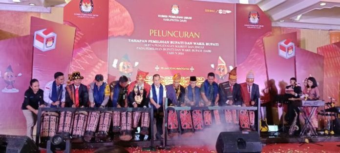 Maskot dan Jinggle Pilkada Dairi 2024 Diluncurkan