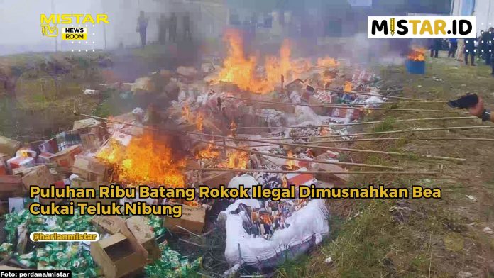 Newsroom: Puluhan Ribu Batang Rokok Ilegal Dimusnahkan Bea Cukai Teluk Nibung