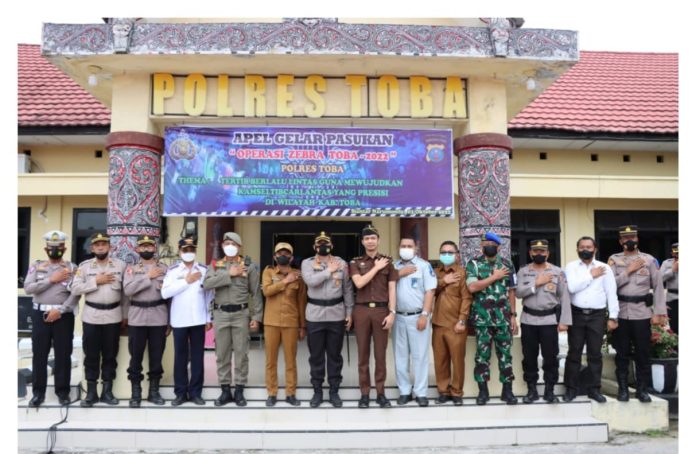 Operasi Zebra Toba, Kapolres Minta Personel Profesional, Bermoral dan Humanis